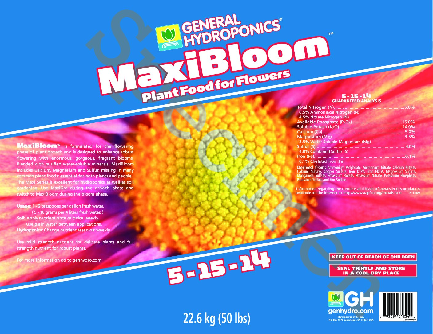 Product labels – General Hydroponics