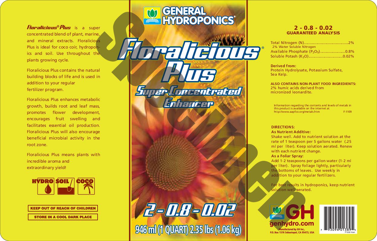 Product labels – General Hydroponics